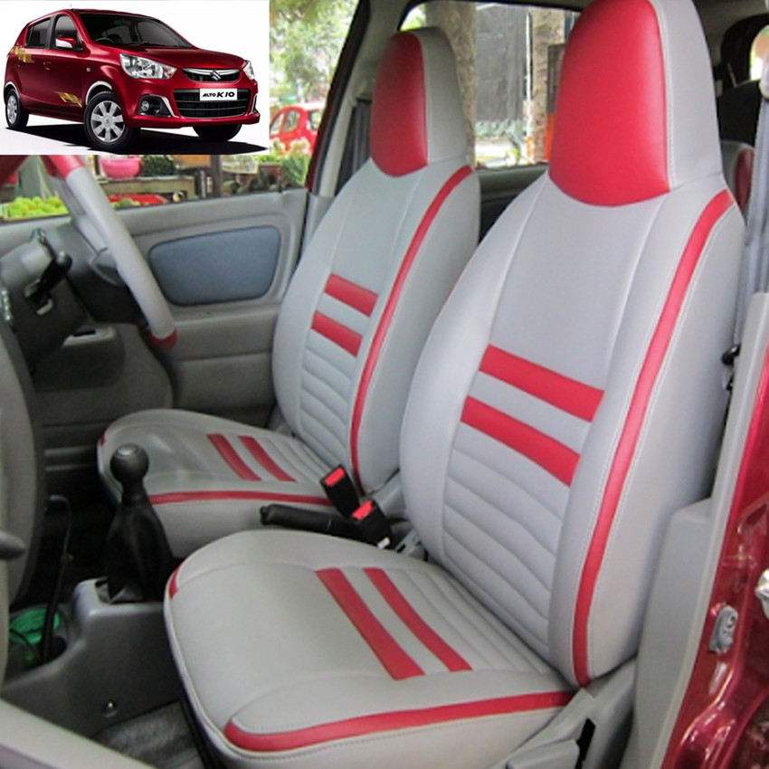 AutoSafe Leather Car Seat Cover For Maruti Alto K10 Price in India Buy AutoSafe Leather Car Seat Cover For Maruti Alto K10 online at Flipkart