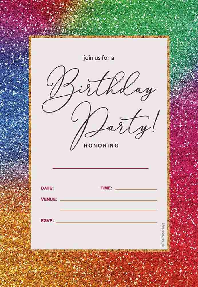 Where Buy Birthday Invitation Cards New Birthday Invitation Card