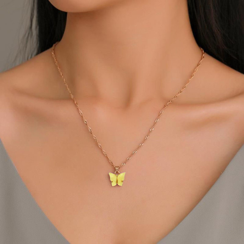 Butterfly neck chain store