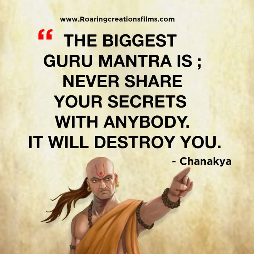 Chanakya English Quotes Pack Of 4 Sanskrit Wall Art, Set Of 4 Chanakya