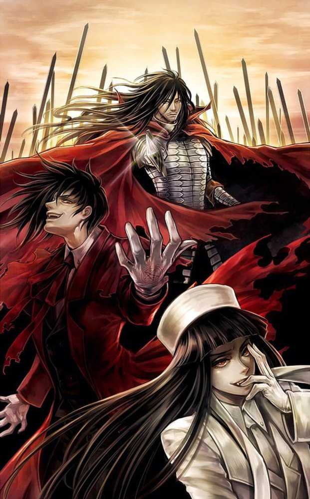 Alucard Anime Hellsing Wallpaper Anime Hellsing Home Decor Wall Scroll