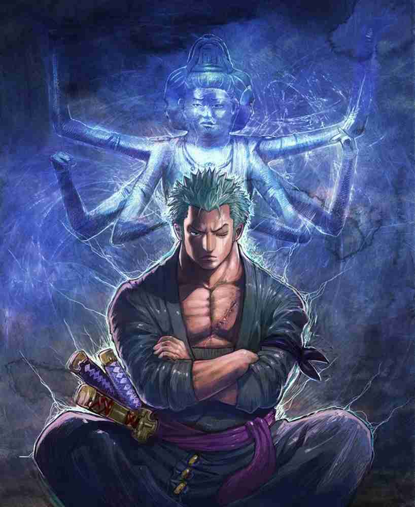 Roronoa Zoro Blue Wallpaper