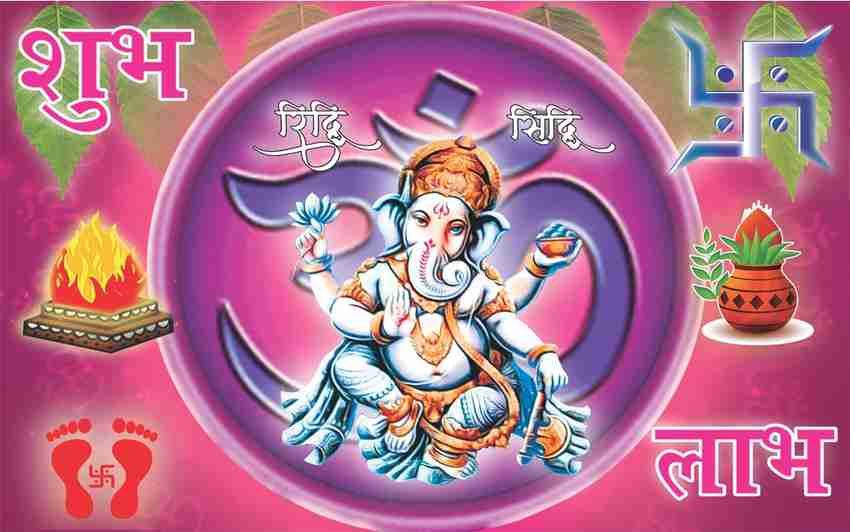 Ganesh Om Design Om Ganesha Vector Art, Icons, And Graphics For Free