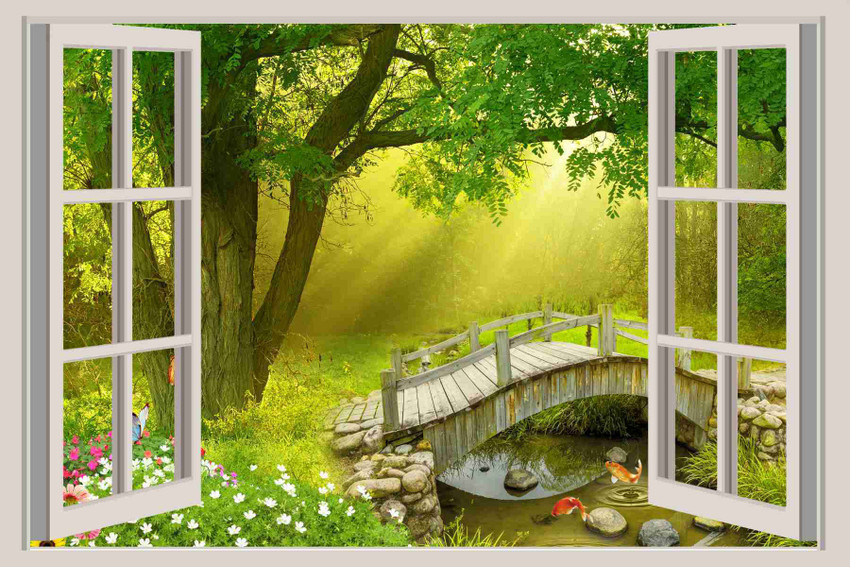 House Window Wallpaper