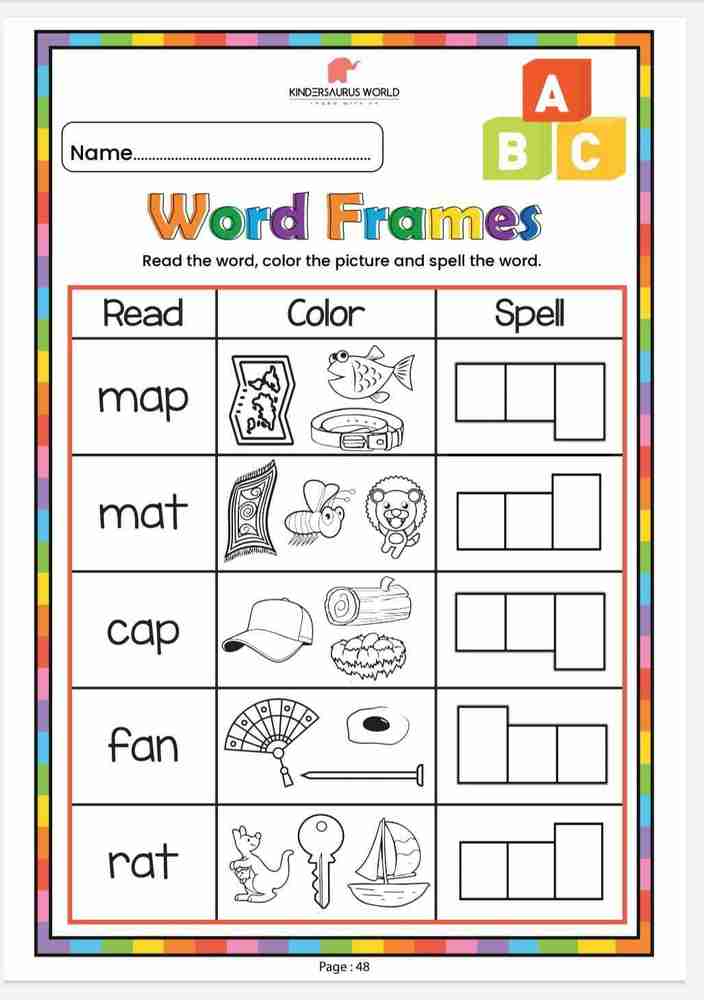 4 Year Old Worksheets