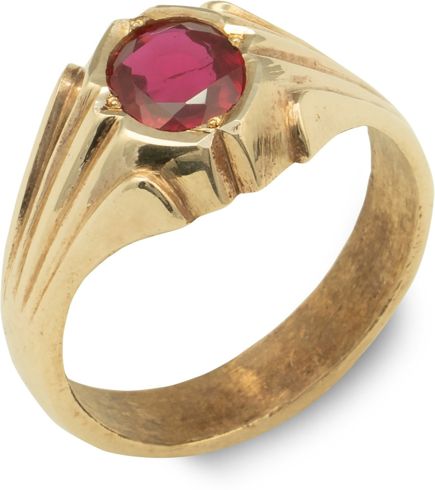 Kempu stone ring store