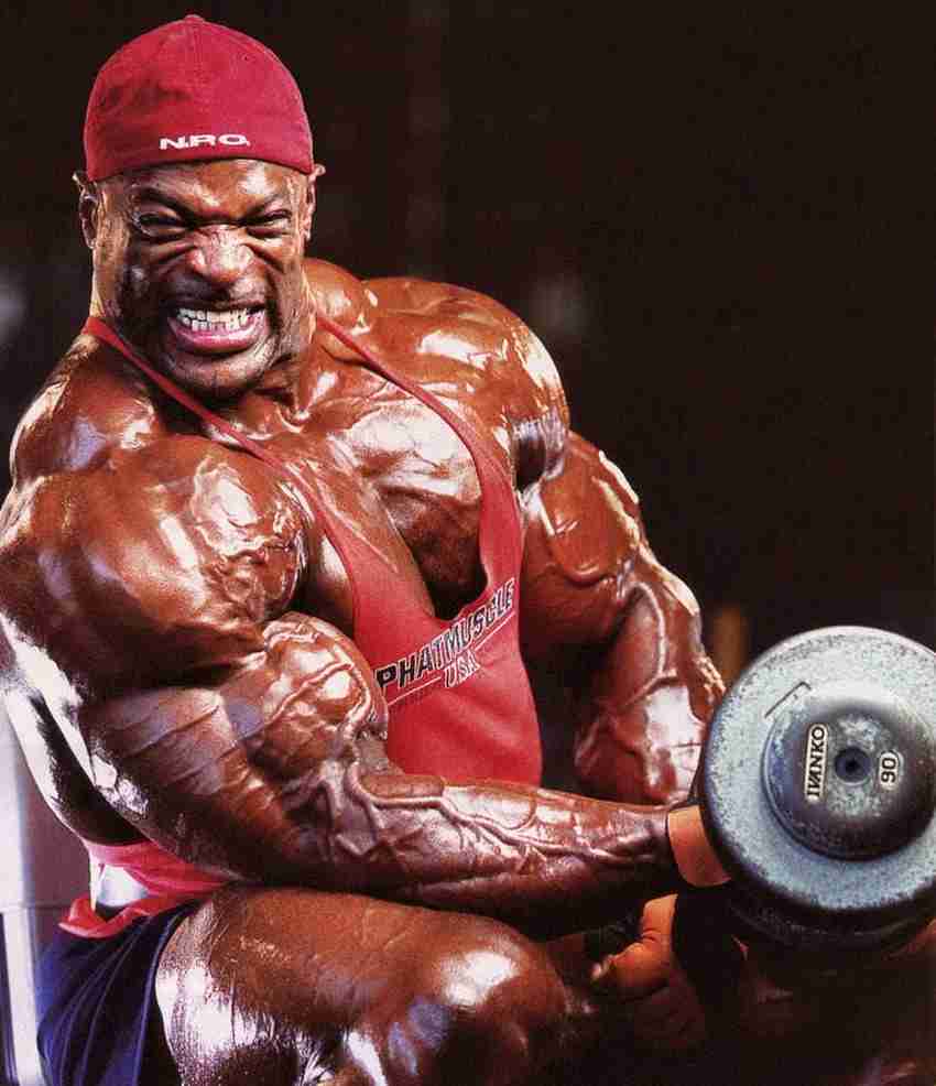Ronnie Coleman Poster Ronnie Coleman Signed JSA COA 8x10 Mr Olympia