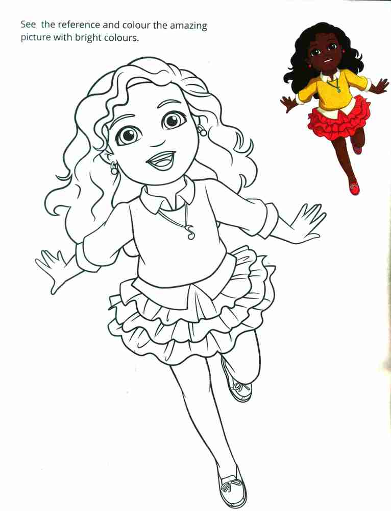 dora friends coloring pages