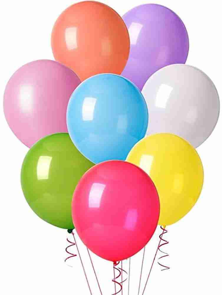 Flipkart DEBALAYA Solid Large spherical multicolor balloons 25ps combo pack Balloon Balloon