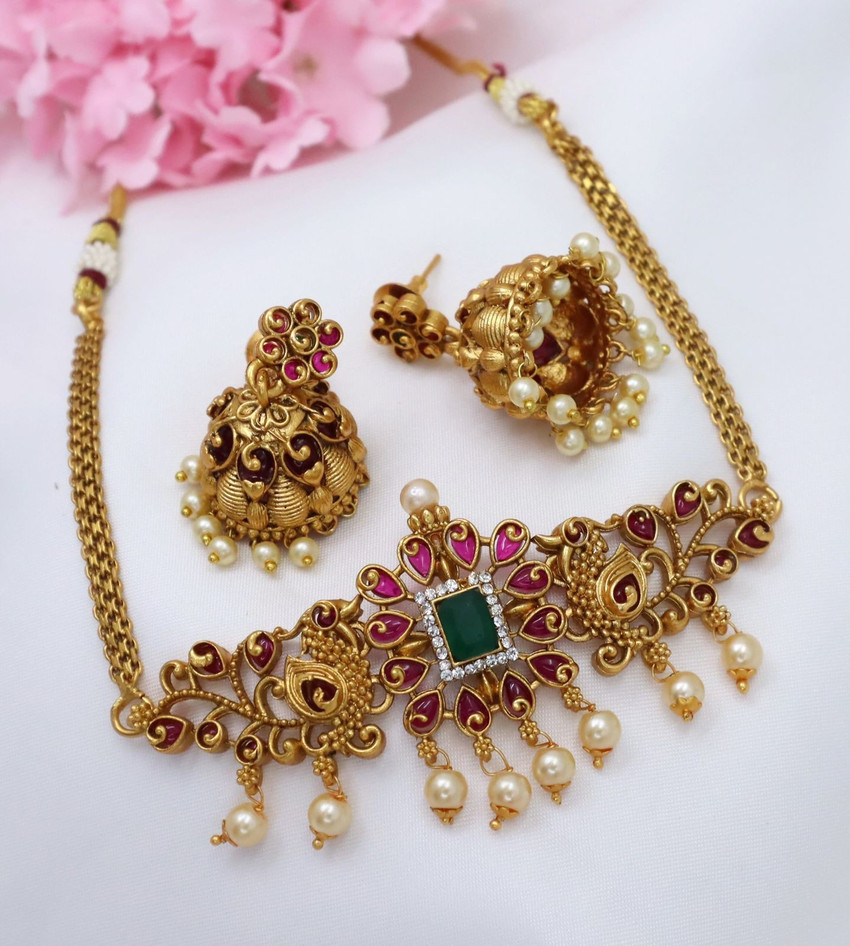 BHARGAV ART Alloy Multicolor Jewellery Set Price in India Buy BHARGAV ART Alloy Multicolor Jewellery Set Online at Best Prices in India Flipkart