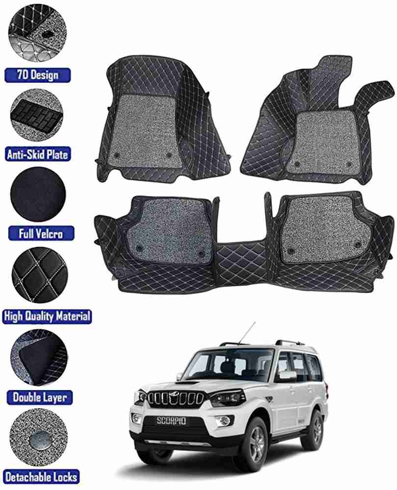 MATIES Leatherite 7D Mat For Mahindra Scorpio Price in India Buy MATIES Leatherite 7D Mat For Mahindra Scorpio online at Flipkart