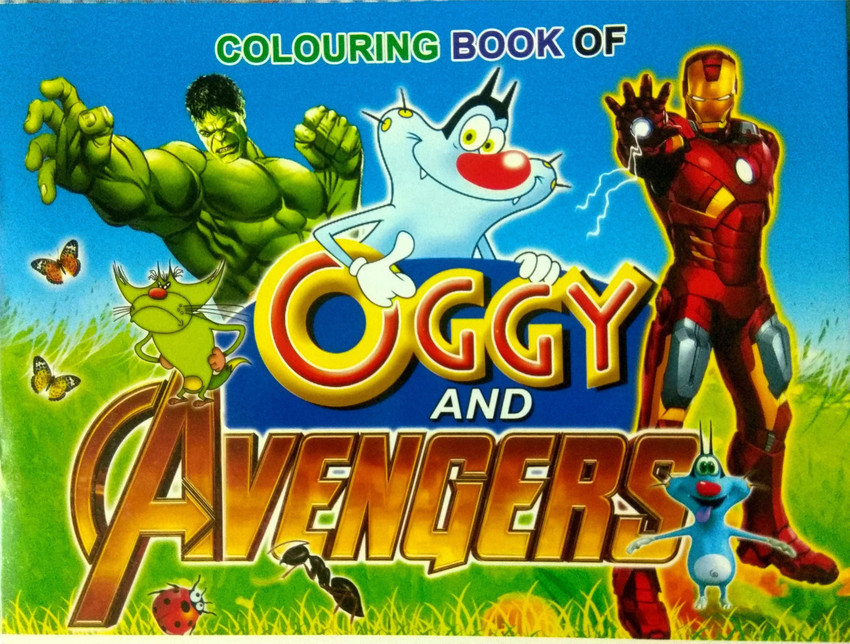 oggy and the cockroaches coloring pages online