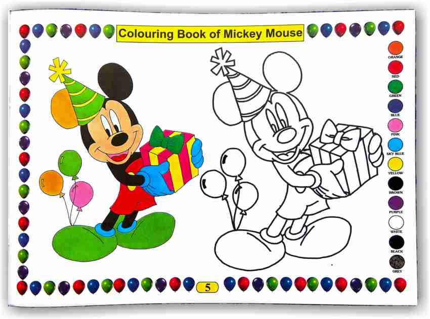happy birthday mickey mouse clubhouse coloring pages