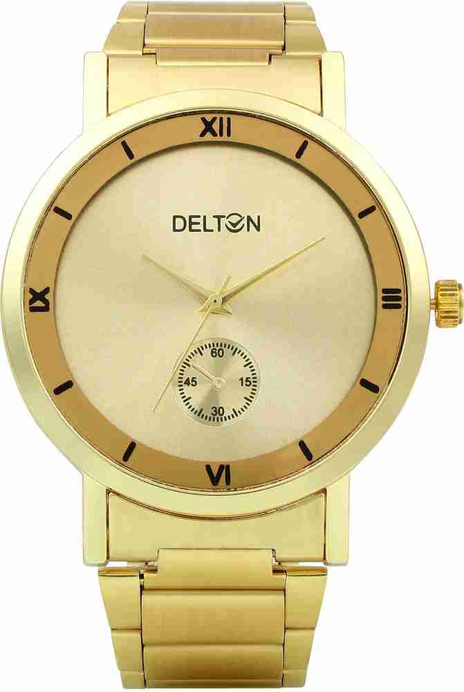 Delton GOLDEN WATCH Analog Watch For Men Buy Delton GOLDEN WATCH Analog Watch For Men SN120MEN Online at Best Prices in India Flipkart