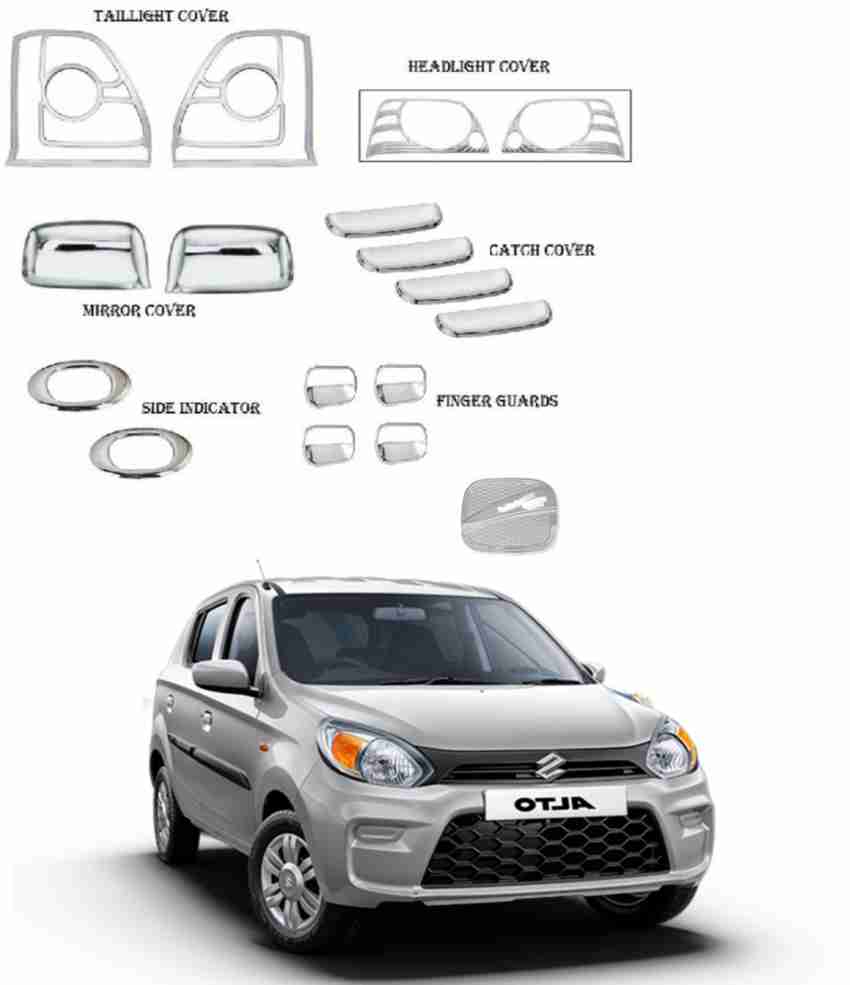 SNTP Exterior Chrome Accessories Combo Kit For Alto 800 T 3 2019 Set Of 17Pcs Chrome Maruti Alto 800 Side Garnish Price in India Buy SNTP Exterior Chrome Accessories Combo Kit For Alto