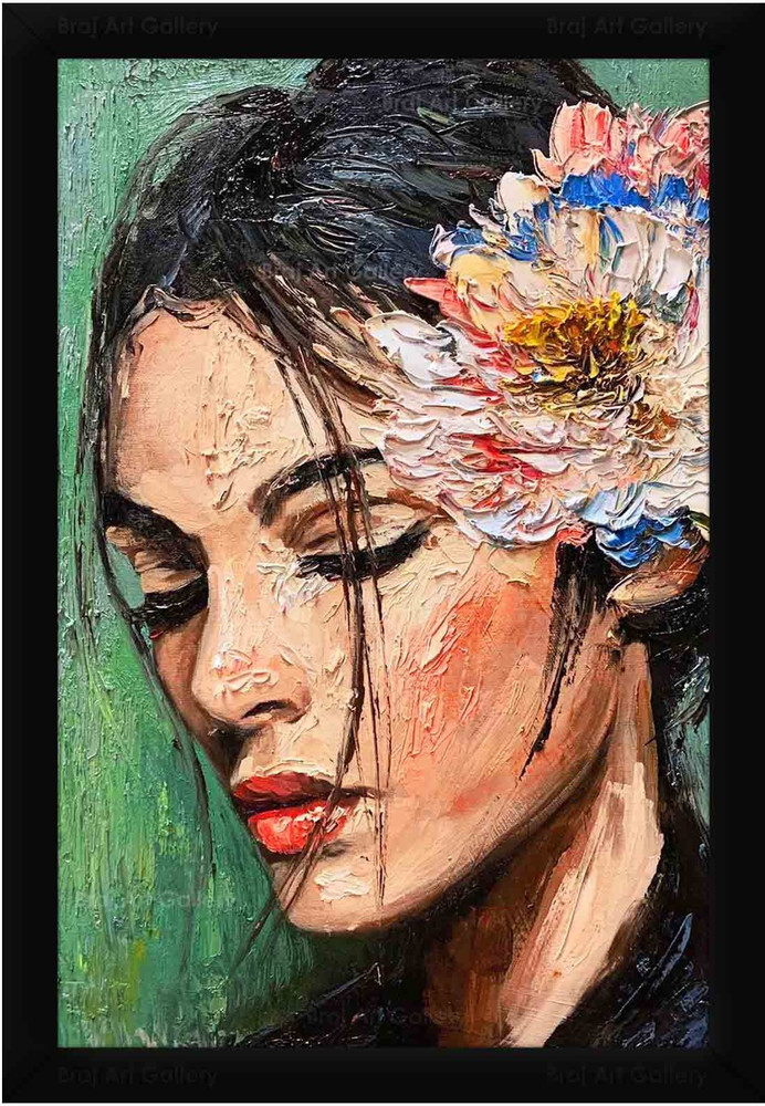 Ladies Acrylic Painting