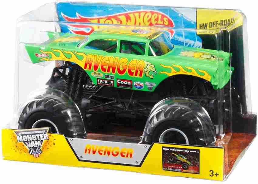 Avenger Monster Truck Toys Hot Wheels Monster Jam, Official Grave