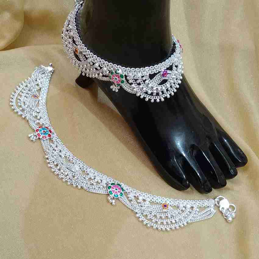 Latest silver payal store
