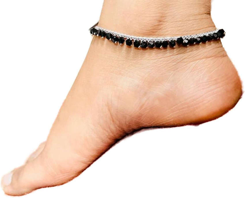 Black stone anklet store