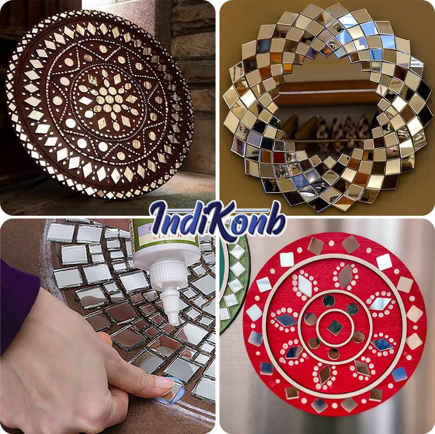 Fashion Compact Mirror Craft Shop Printed Compact Mirror Online | R&B