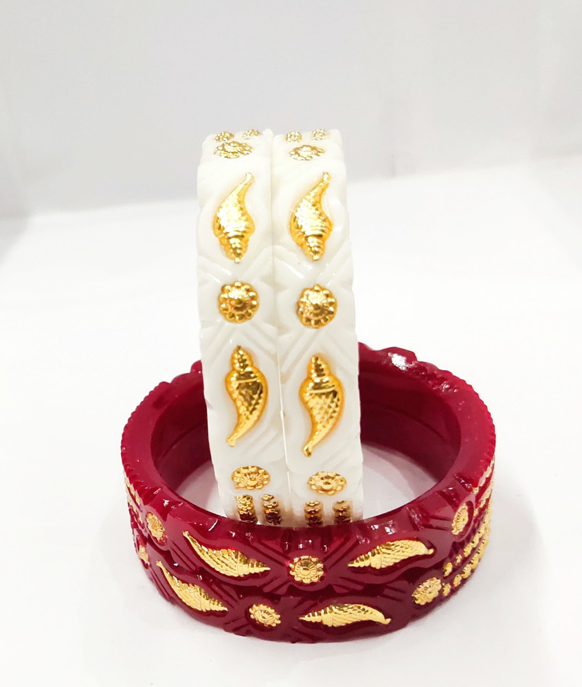 Gold shakha pola design with price store
