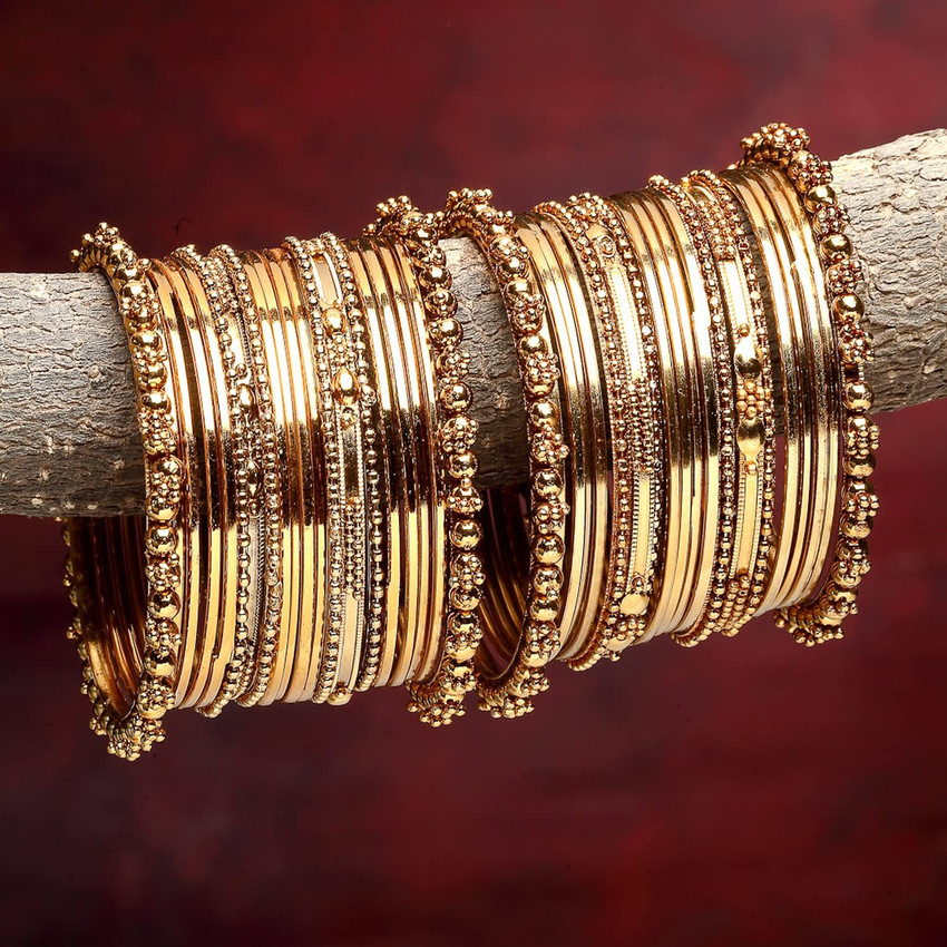Gold color bangles store