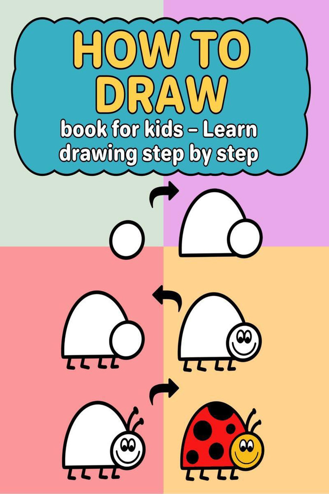 how to draw book for 5 year olds