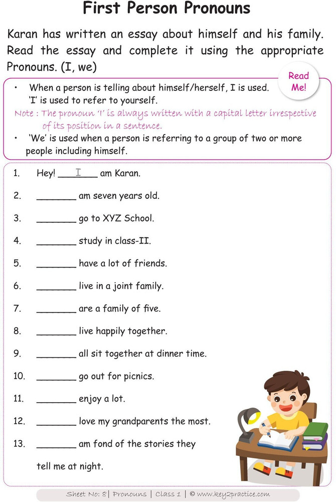 Grade 1 Grammar Lesson 6 Articles A And An Grammar English Year3