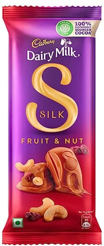 Cadbury Dairy Milk Silk Fruit And Nut Cadbury Dairy Milk Silk Fruits
