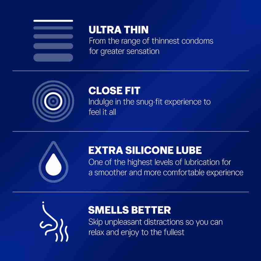 Durex Condoms Size Chart Buy Durex Extra Safe 6 Condoms