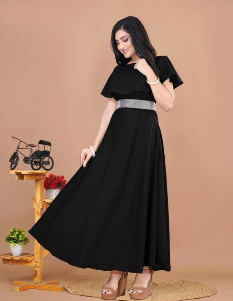 indofly Women Fit and Flare Black Dress Buy indofly Women Fit and Flare Black Dress Online at Best Prices in India Flipkart