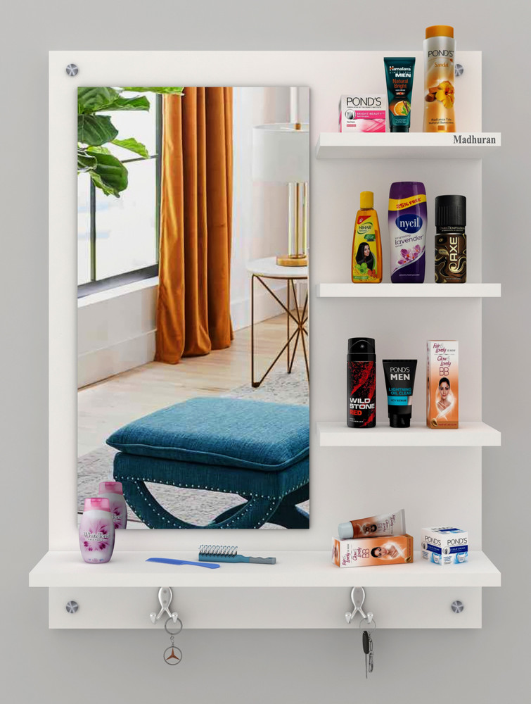 Dressing table with wall mirror store