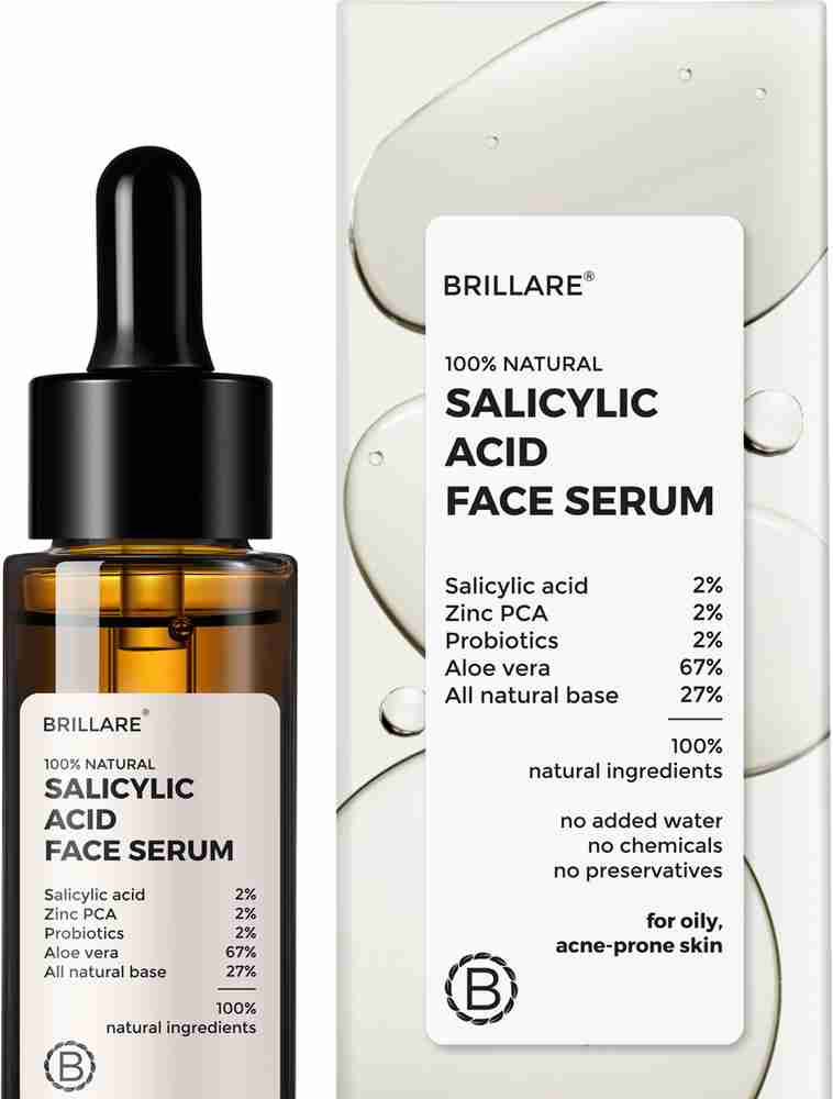 BRILLARE 2 Salicylic Acid Face Serum Oily Acne Prone Skin with Zinc Aloe vera Price in India Buy BRILLARE 2 Salicylic Acid Face Serum Oily Acne Prone Skin with Zinc