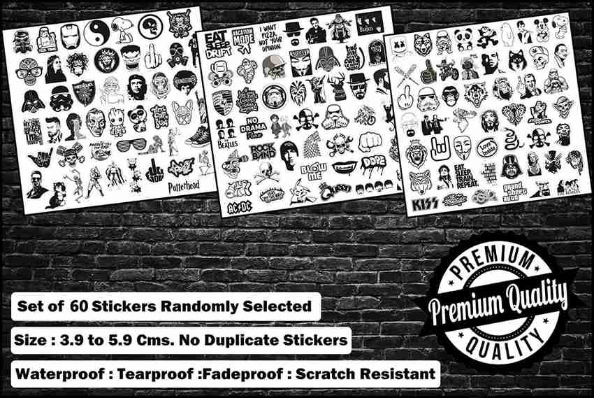 Black And White Vinyl Stickers White And Black Bike Vinyl Sticker At