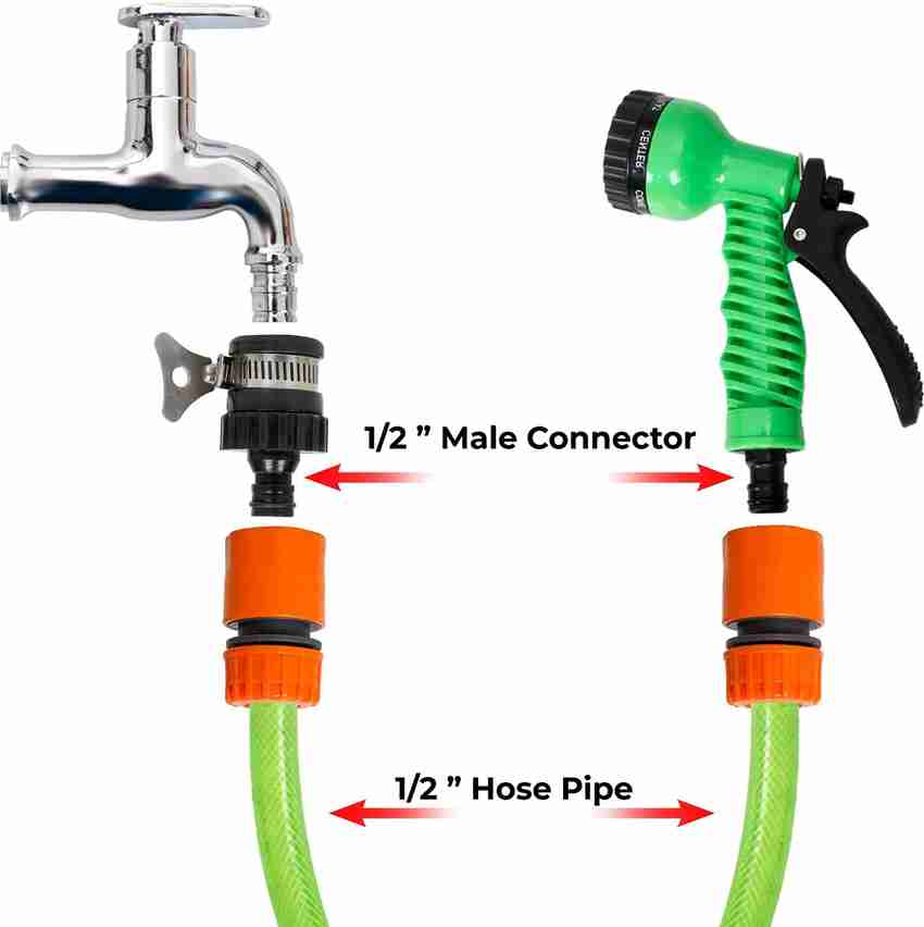 2 Quick Connect Water Fittings Polypropylene Hose Garden Hose