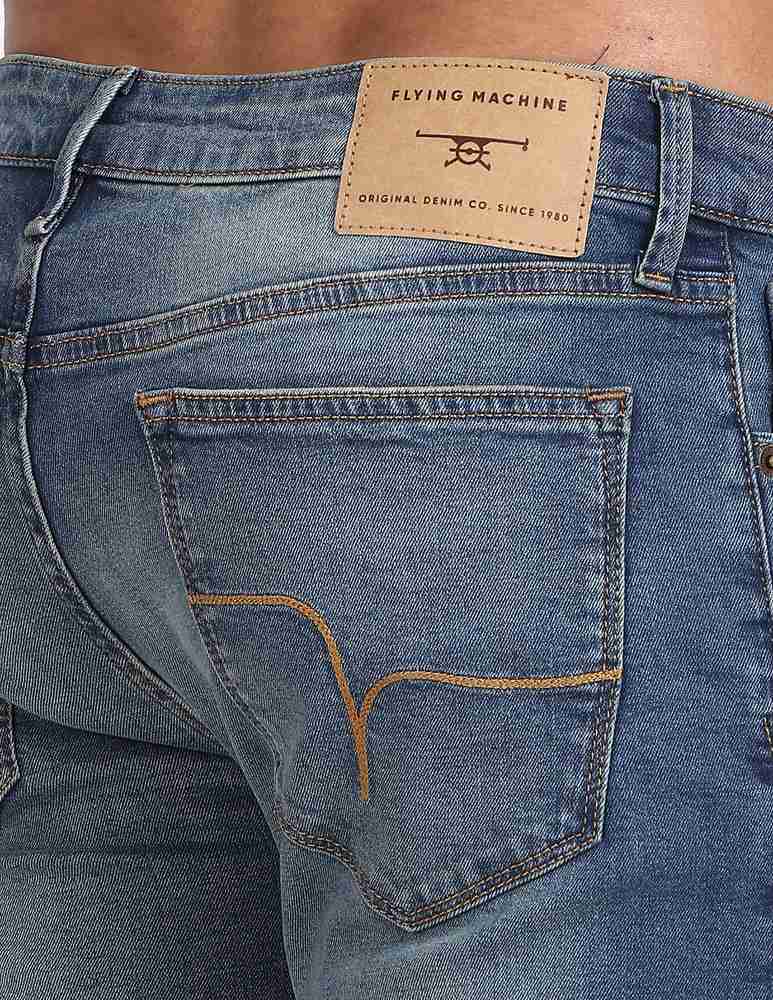 Flying Machine Jeans Slim Fit Washed FLYING MACHINE JEANS, Black At