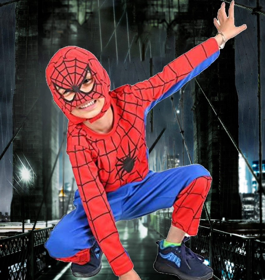 Fancy Steps spiderman dress for kids Kids Costume Wear Price in India Buy Fancy Steps spiderman dress for kids Kids Costume Wear online at Flipkart