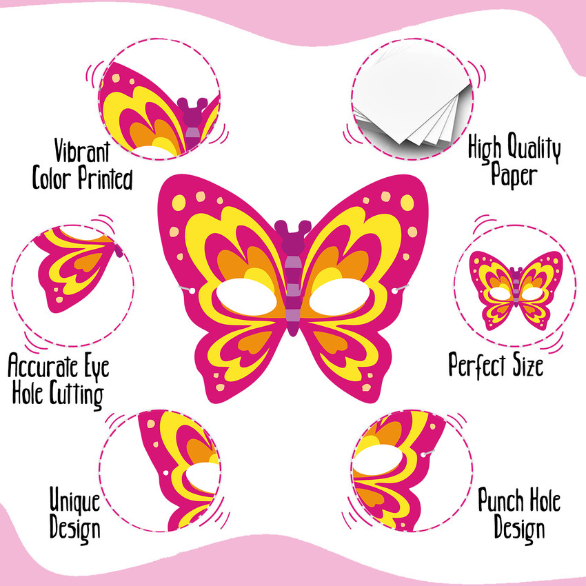 Butterfly Mask Printable Templates