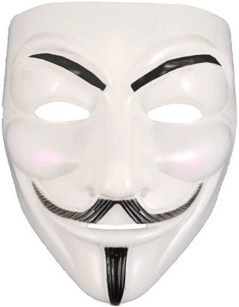 V For Vendetta Mask Black And White Anonymous Mask Logo Anonymous