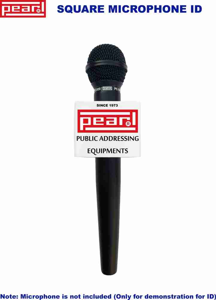 Microphone With Logo