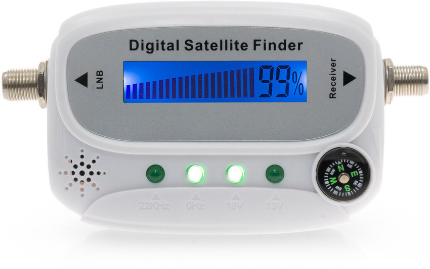 Divinext DBC STF A06 Satellite Signal Finder for All Dish DTH Cable TVs DB Meter Digital Voltage Tester