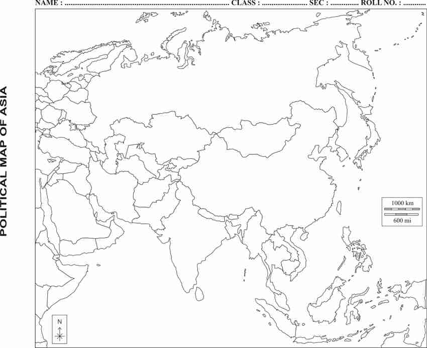 Political Map Of Asia Pdf Asia Map Asia Map With Countries Travel Book