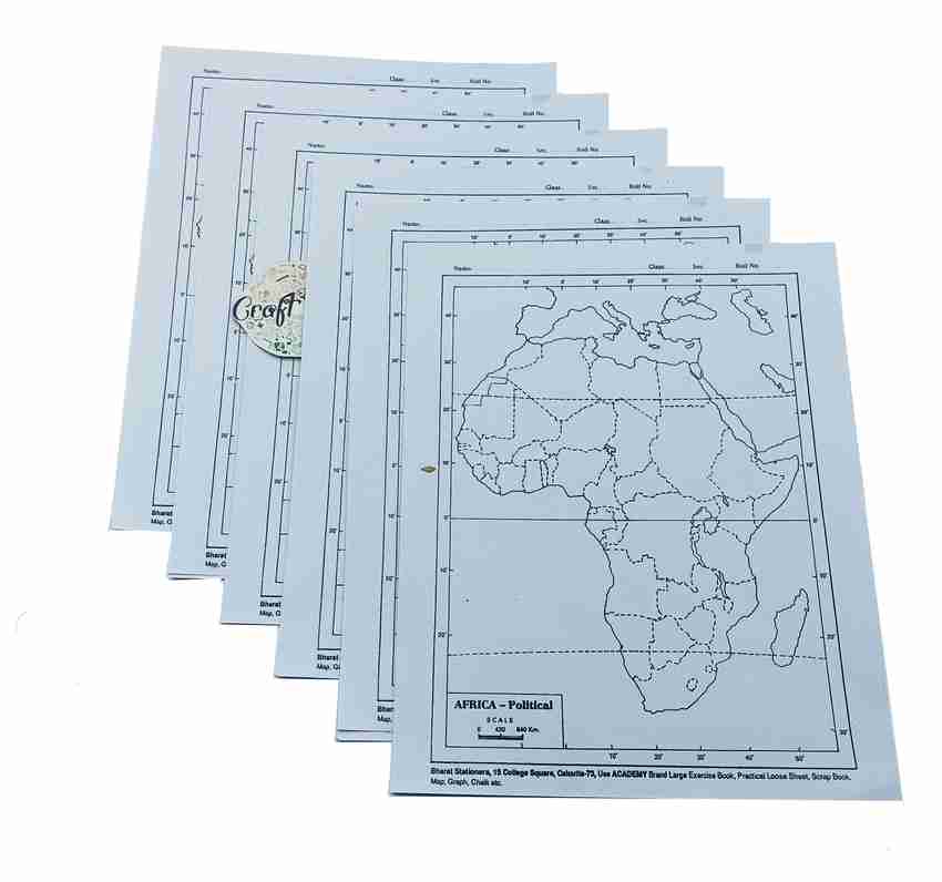Blank Africa Political Map Grade 7 – Features Of Africa | Mr Cozart