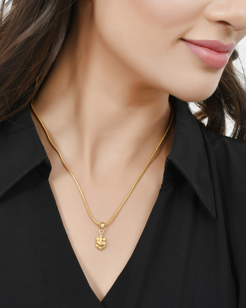 VIANSH God Ganpati Locket Ganesh Ji Pendant With Gold Chain for Women Girls Boys Men Gold plated Alloy Locket Set Price in India Buy VIANSH God Ganpati Locket Ganesh Ji Pendant With