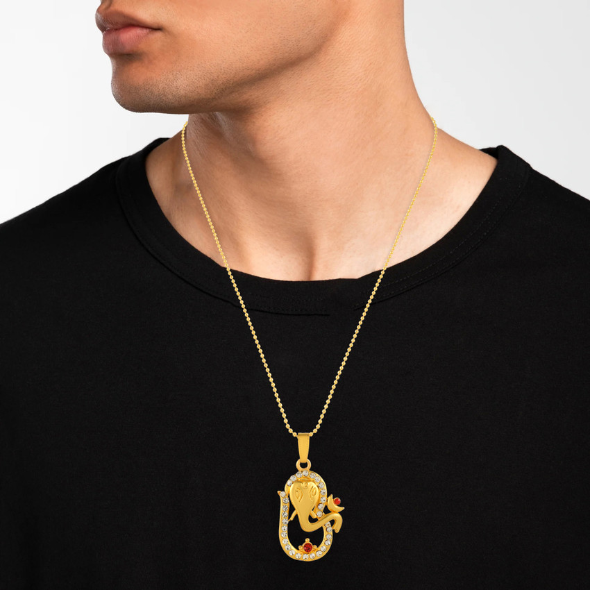 Ganpati bappa gold pendant store