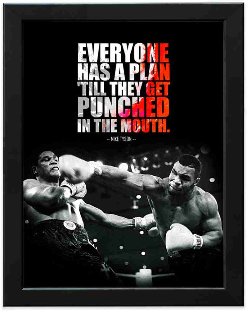 Mike Tyson Quote Poster