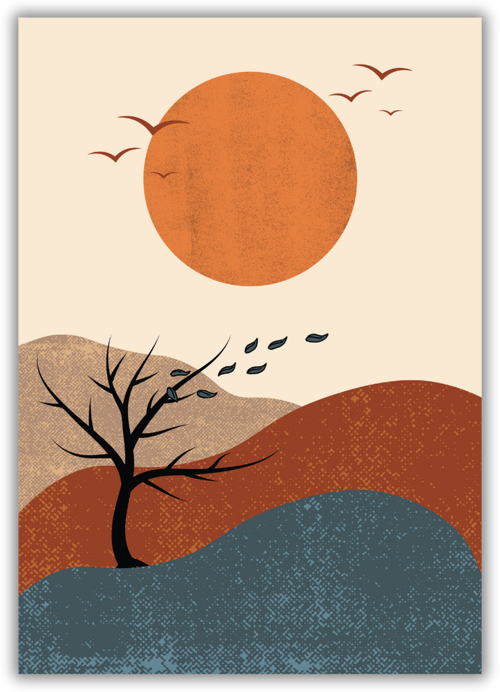 A4 Size Poster PAPER PLANE DESIGN Life Quotes Wall Poster For Home