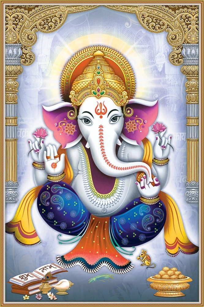 Cute God Ganesh Ji A Beautiful Idol Of Lord Ganesha In Mumbai During