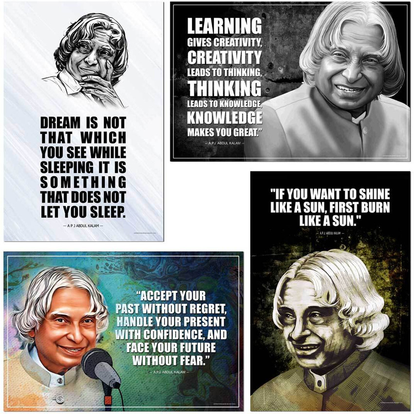 Apj Abdul Kalaam Quotes Apj Abdul Kalam Quotes Poster Multicolor Photo