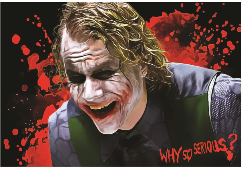 Joker Why So Serious Poster